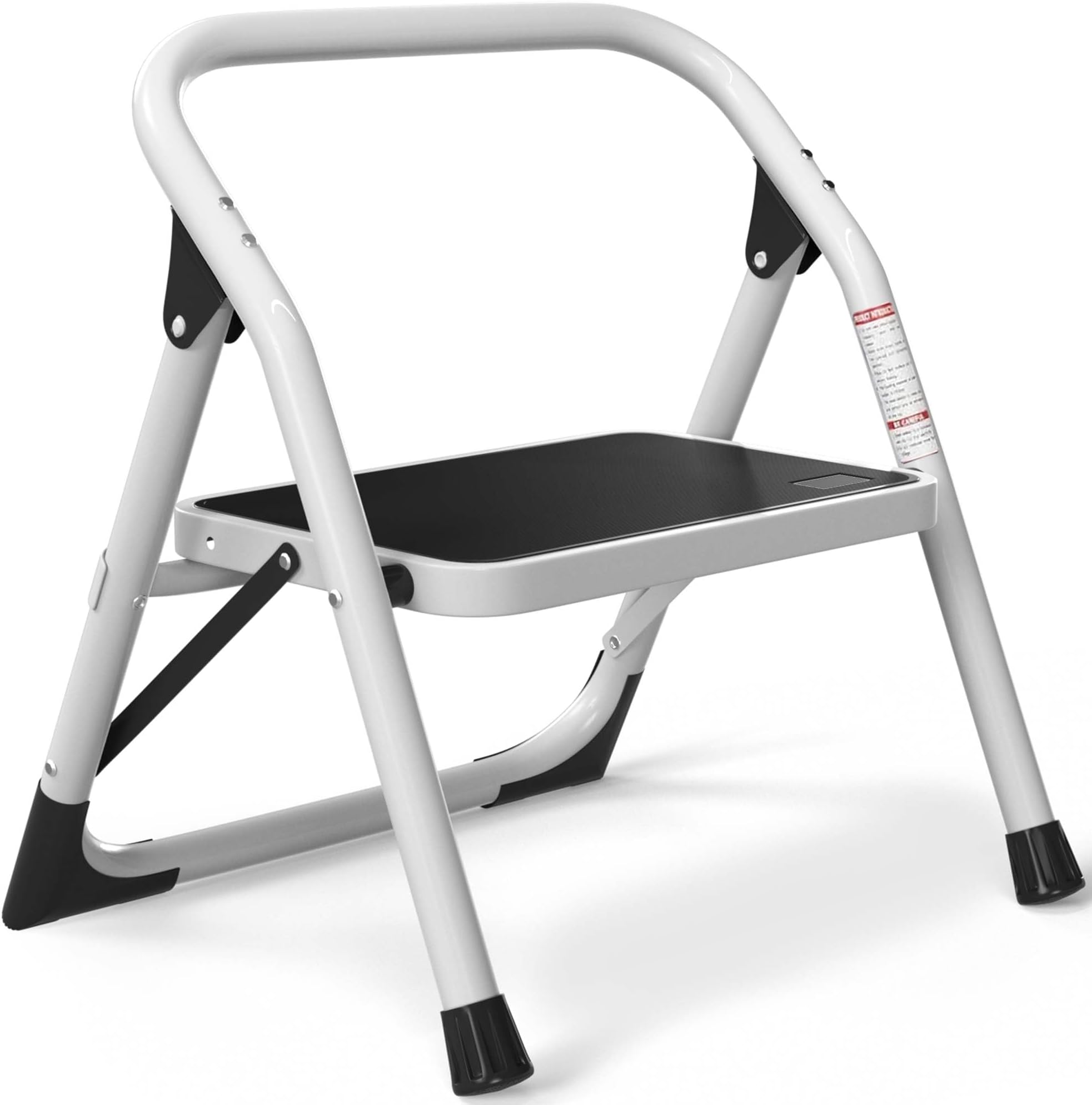 SOLADDER 1-Step Ladder Folding Step Stool with Anti-Slip Sturdy and ...