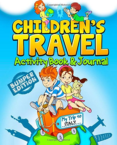 Children's Travel Activity Book & Journal: My Trip to Italy ...