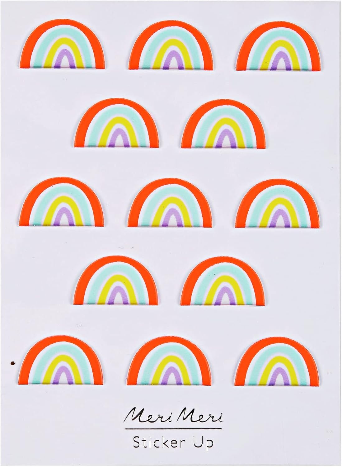Amazon.com: Meri Meri Rainbow Puffy Stickers (Pack of 1) : Toys & Games