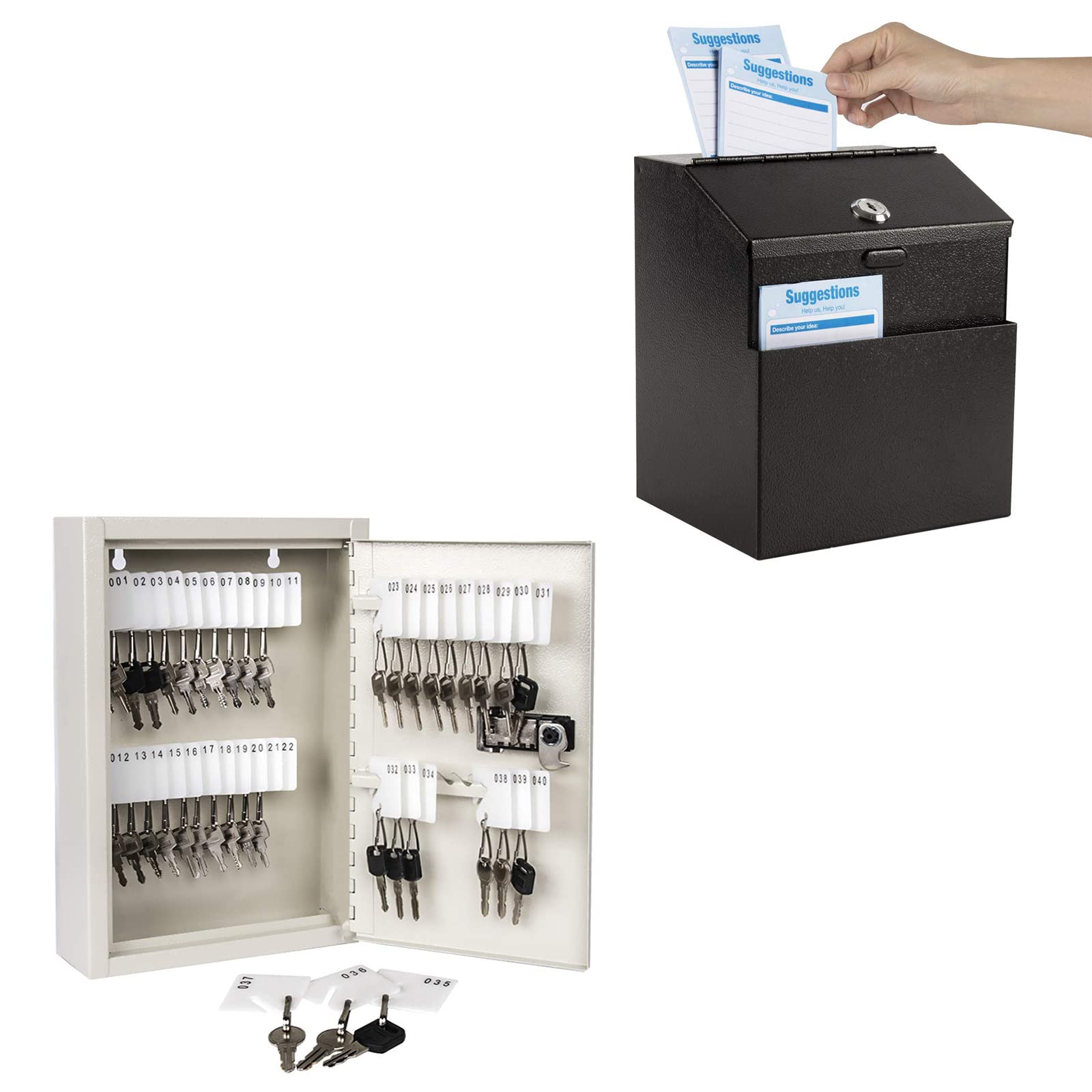 Amazon.com : KYODOLED Key Storage Lock Box with Code,Locking Key ...