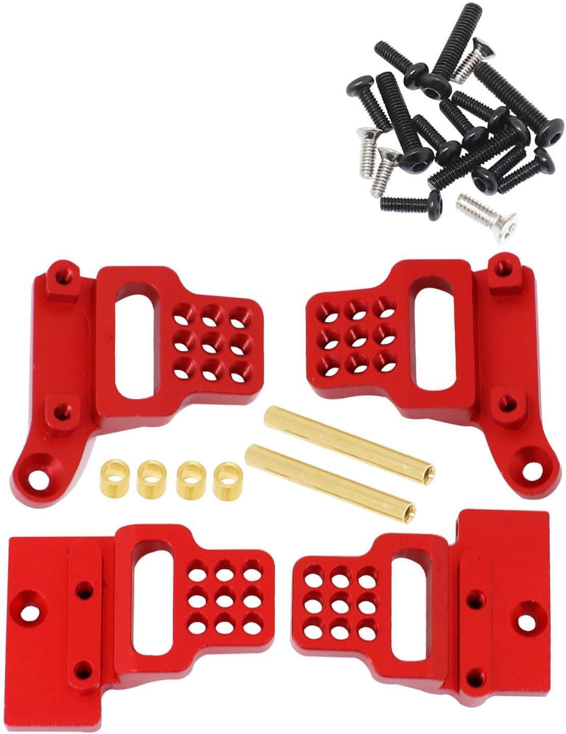Amazon.com: RCMYou Alloy Front Rear Shock Towers Upgrades Parts for 1/ ...