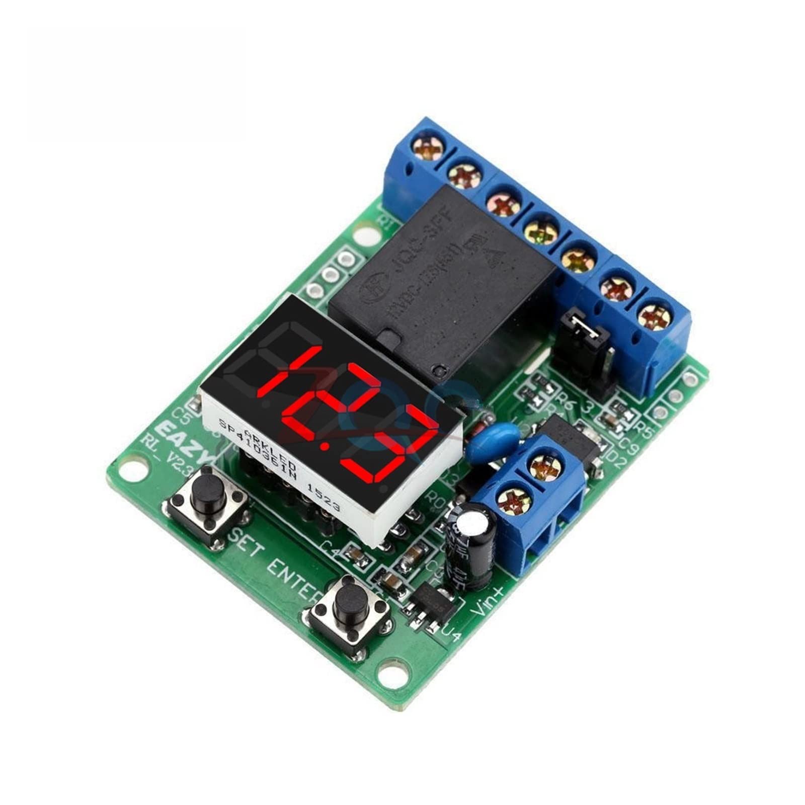 Amazon.com: DC 12V / 24V LED Digital Relay Switch Control Board Relay ...