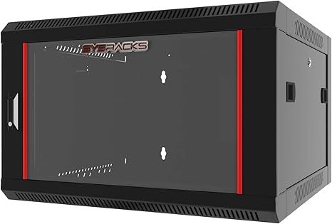 Sysracks - 9U Network Rack Wall Mount - Locking Server Cabinet – 24 ...