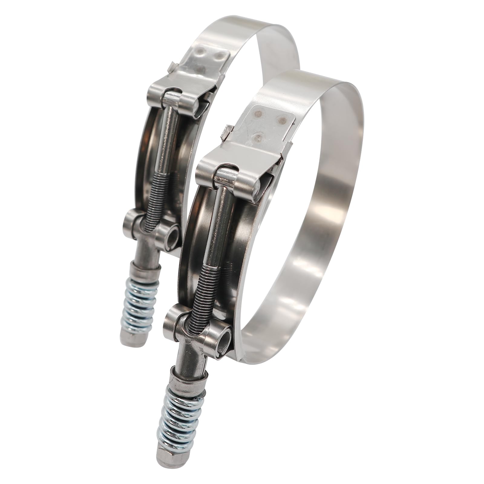 Snapklik.com : 4 Inch T Bolt Hose O.D. Clamp Stainless Steel - Spring ...