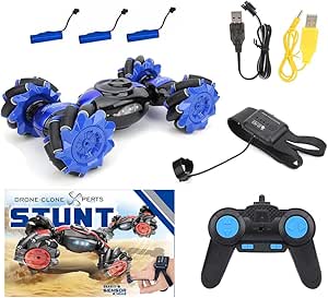 Amazon.com: 4WD 2.4GHz Remote Control Car with 3 Batteries 3.7v 1800mah ...