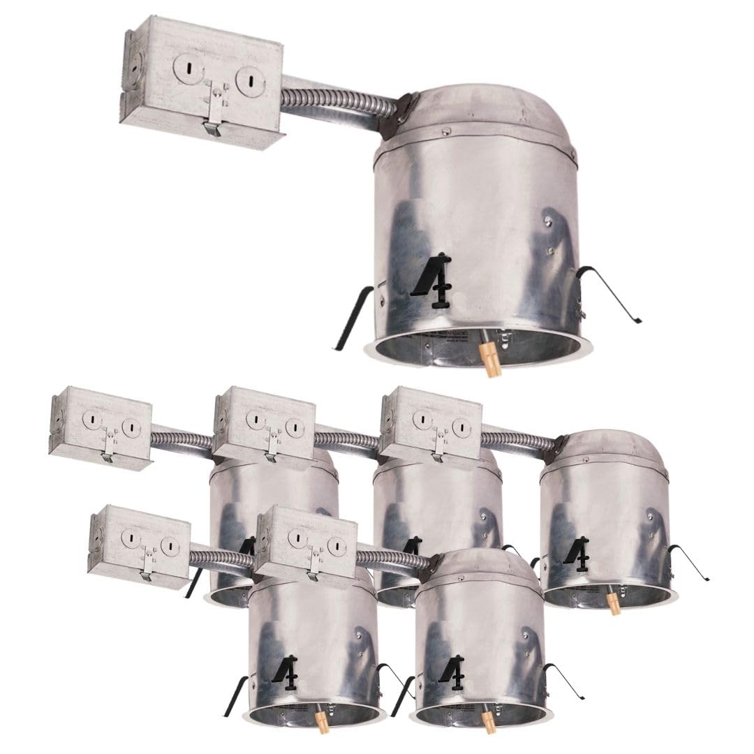 AH Lighting 6 Inch LED Dedicated IC Recessed Housing for Remodel ...