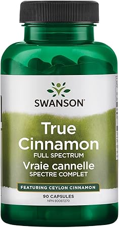 Amazon.com: Swanson Full Spectrum True Cinnamon - Herbal Supplement ...