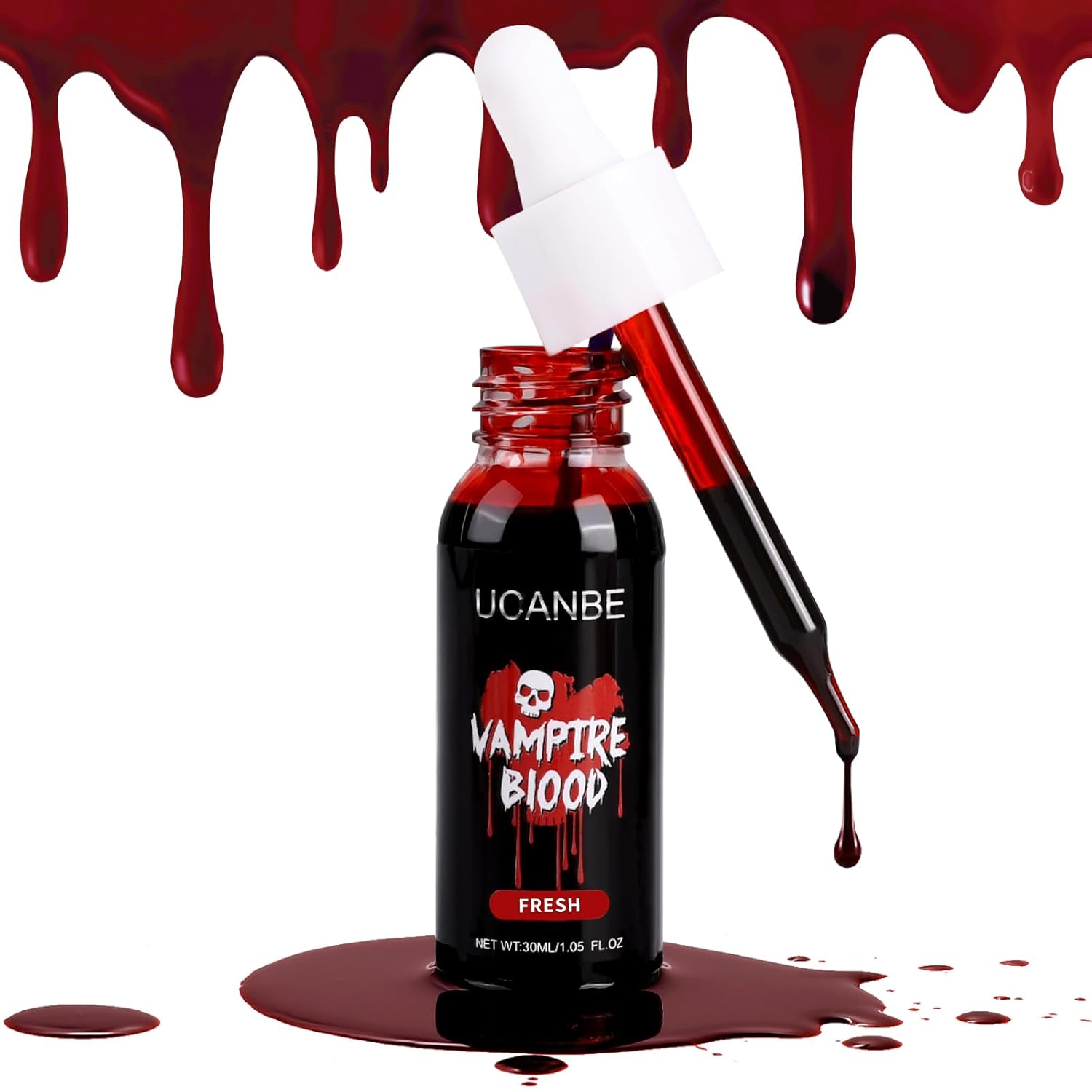 Amazon.com: UCANBE Halloween Dripping Fake Blood Realistic Blood Drops ...
