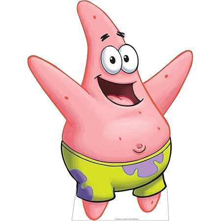 Amazon.com: SpongeBob SquarePants Patrick Cardboard Cutout Standee ...