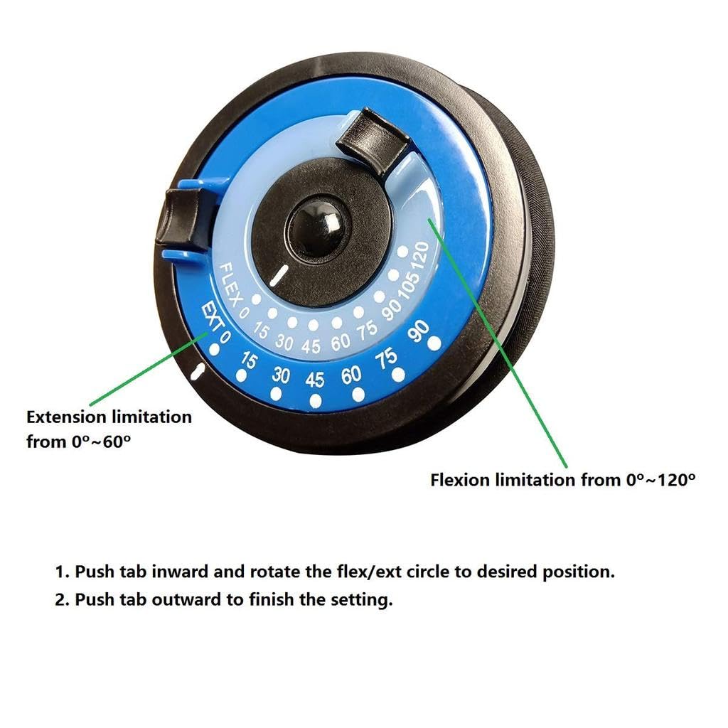 Snapklik.com : eLife Hinged ROM Knee Brace, Post Op Knee Brace For ...