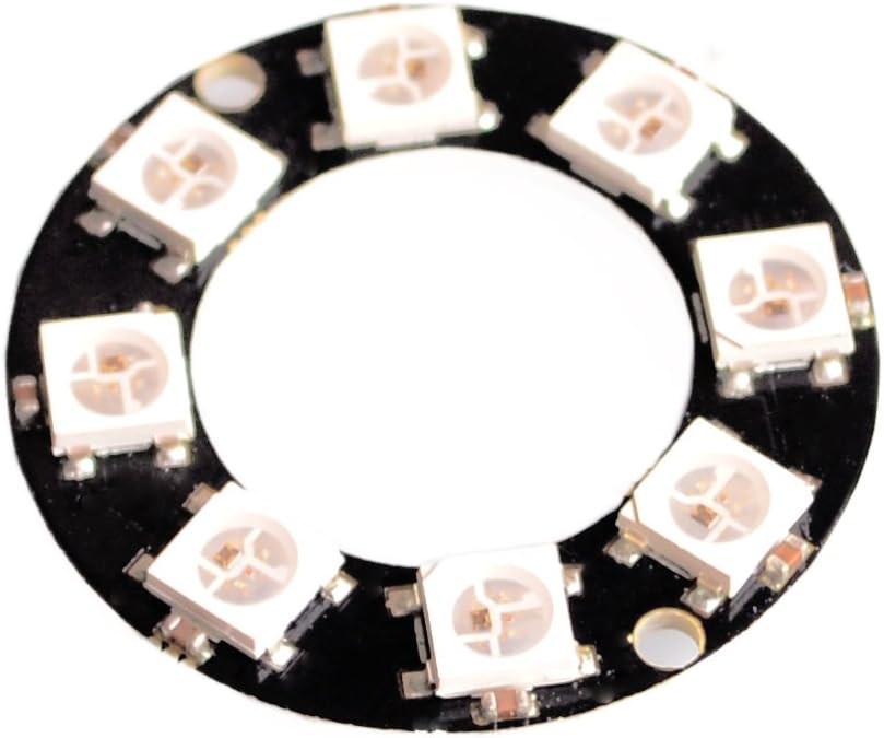 Xia Fly 8 Bits 8 X WS2812 5050 RGB LED Ring Lamp Light with Integrated ...