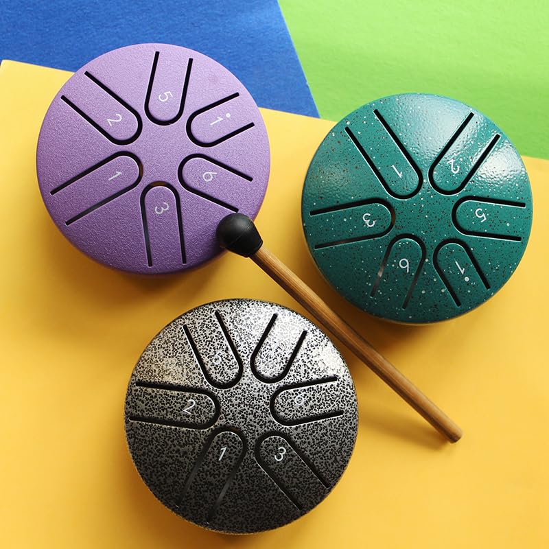 Snapklik.com : Soarun Mini Steel Tongue Drum Portable Handpan Drum ...
