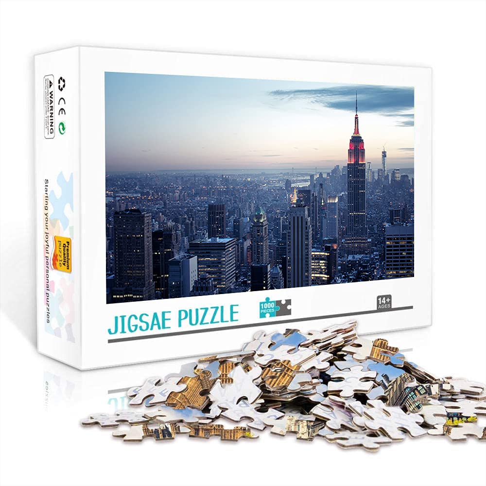 Buy Empire State Building Puzzles for Adults 1000 Piece City series ...