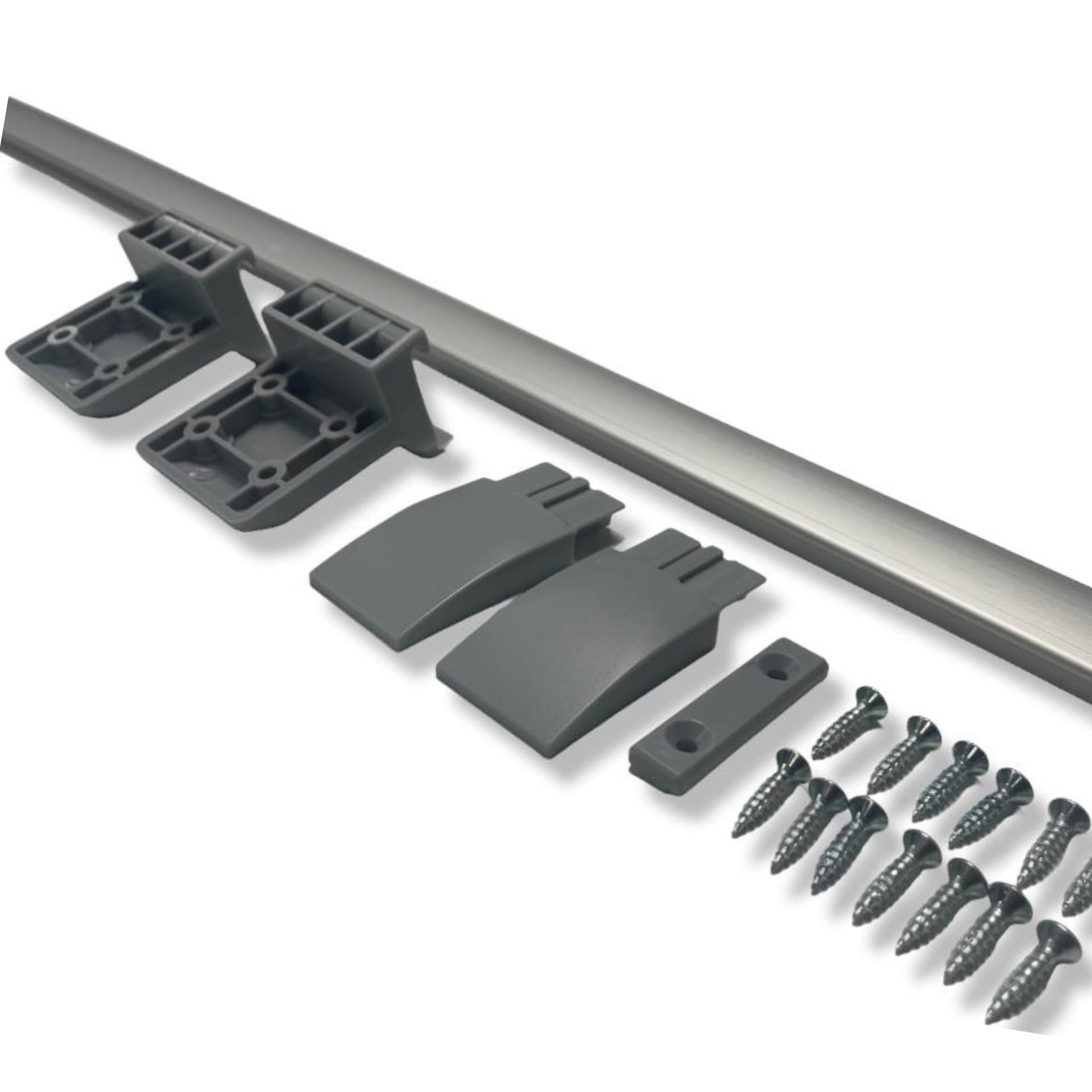 ReVace – Campervan Wall Mounted Table Rail – Silver or Black (Silver ...