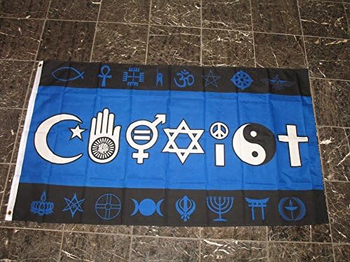 Amazon.com : Quality Standard Flags Coexist Polyester Flag, 3 by 5 ...