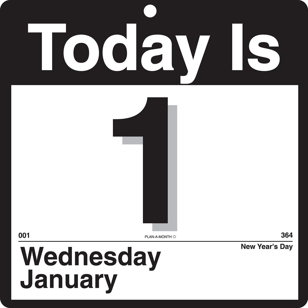 Amazon.com : AT-A-GLANCE Recycled "Today is" Calendar, 6-5/8 x 9-1/8 ...