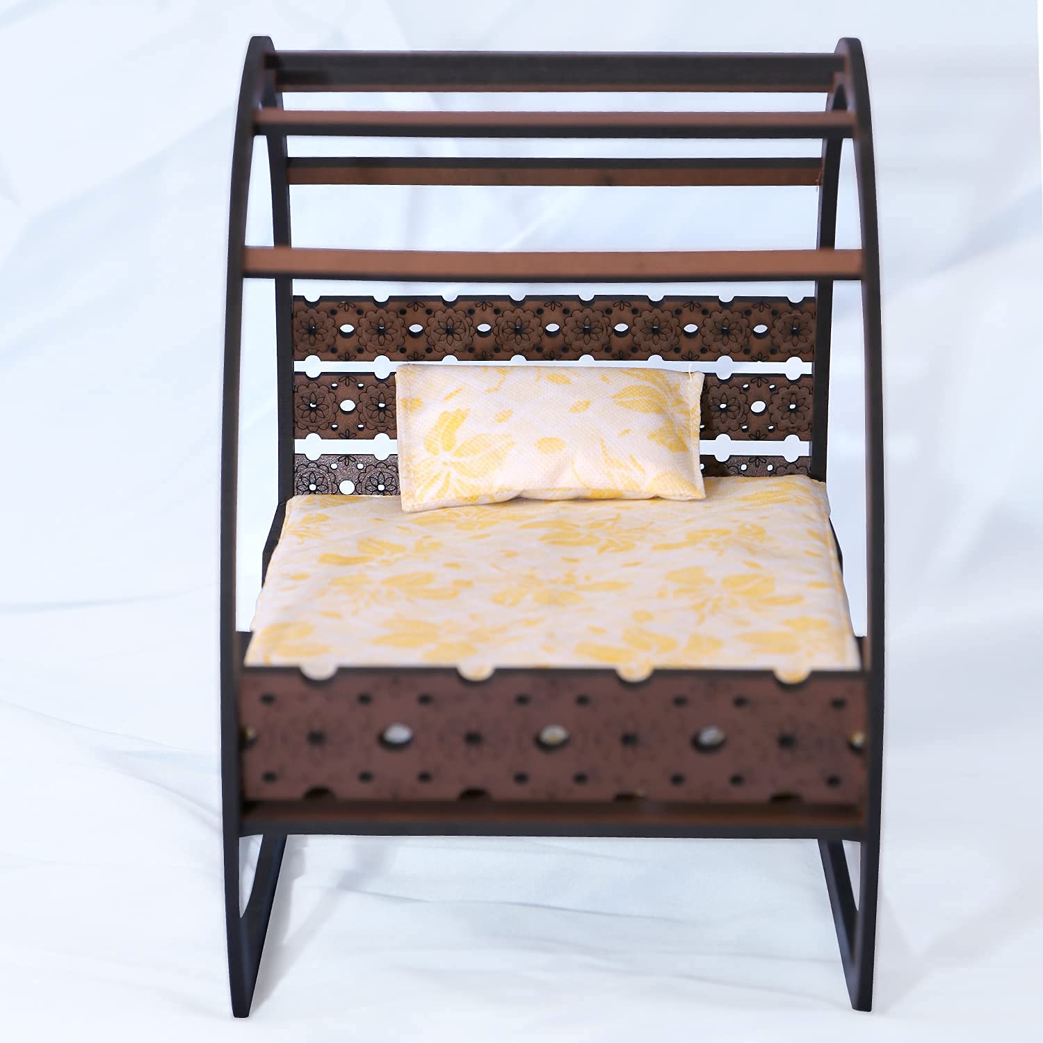 Buy KIRFIZ Beautiful Handmade MDF /Plywood God Bed Singhasan ,Art and ...