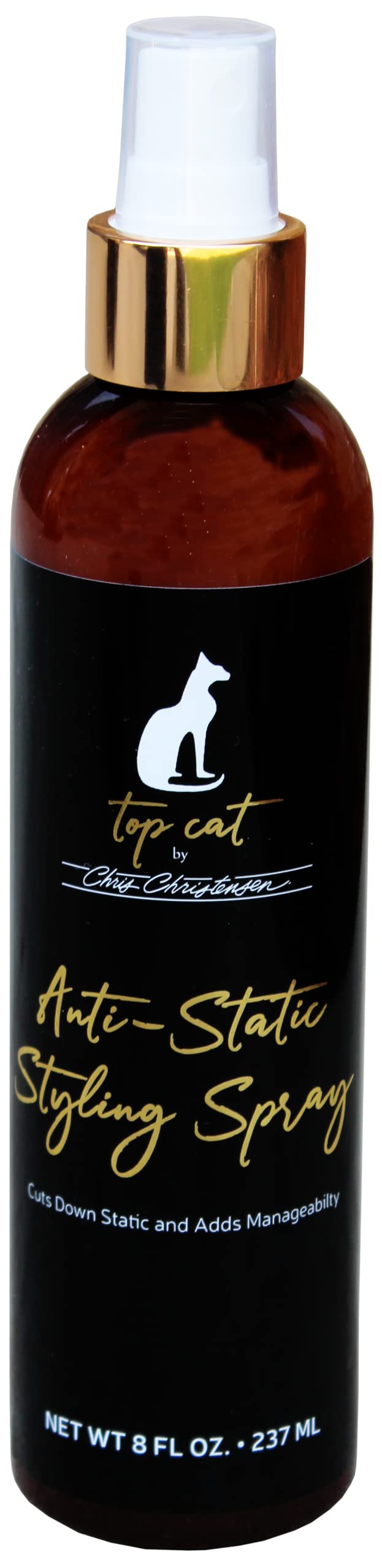 Buy Chris Christensen Top Cat Anti-Static Styling Spray for Cats, Groom ...