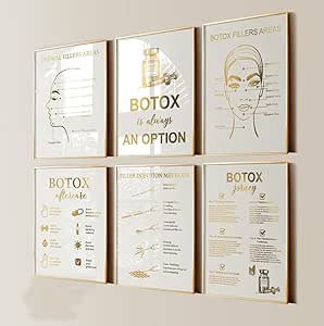 Amazon.com: NATVVA Filler Inje-ction Methods Wall Art Poster Injection ...