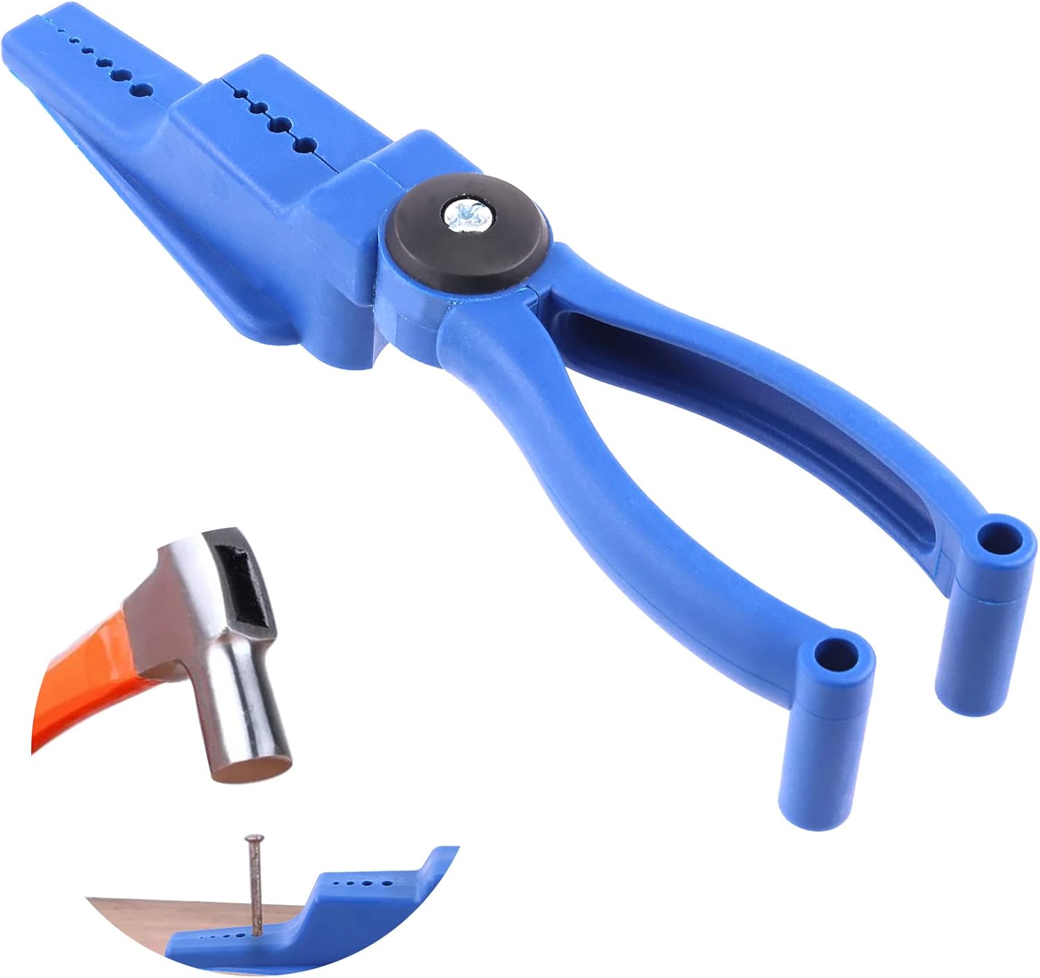 Glarks 1Pc Nails Hold Plier Plastic Safety Plier Finger Saver Protector ...