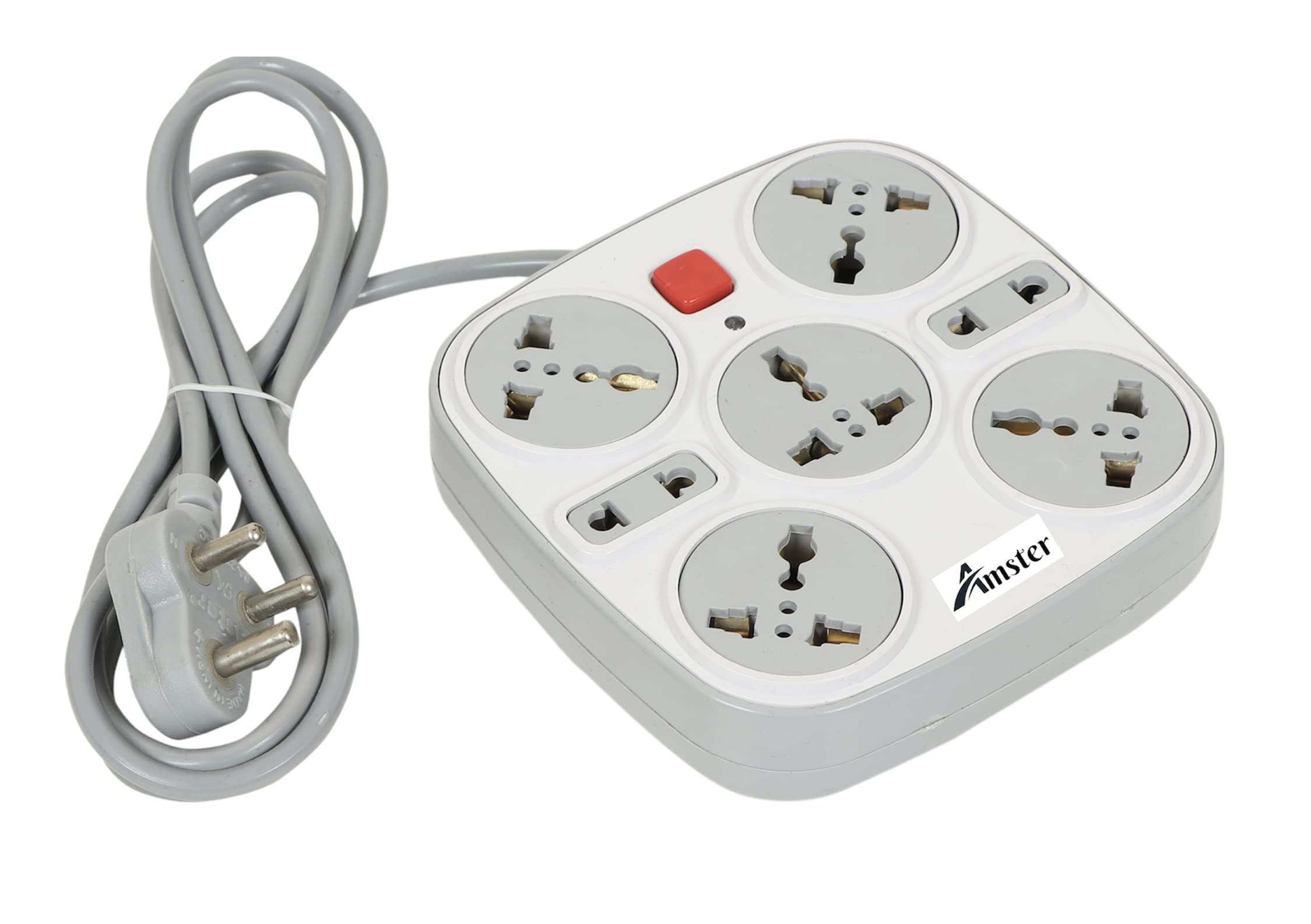 Amster 7 Sockets Universal Multi Plug Extension Board/Power Adapter ...