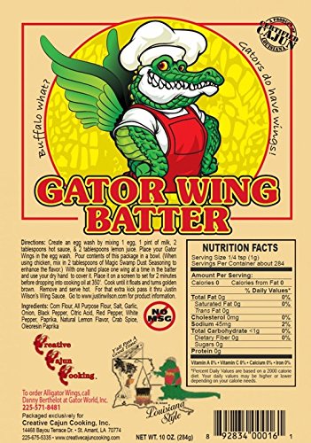 Amazon.com: Magic Swamp Dust Gator Wing Batter, 10 Ounces : Grocery ...