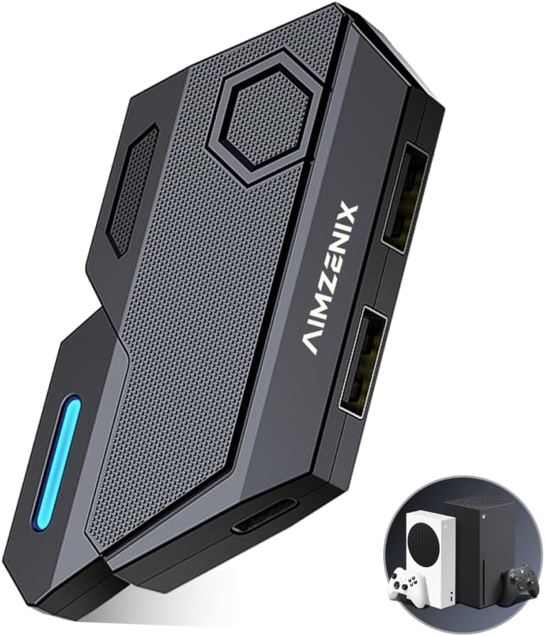 Amazon.com: leadjoy VX2 AimBox Keyboard Mouse Adapter Converter, Controller Adapter Converter ...