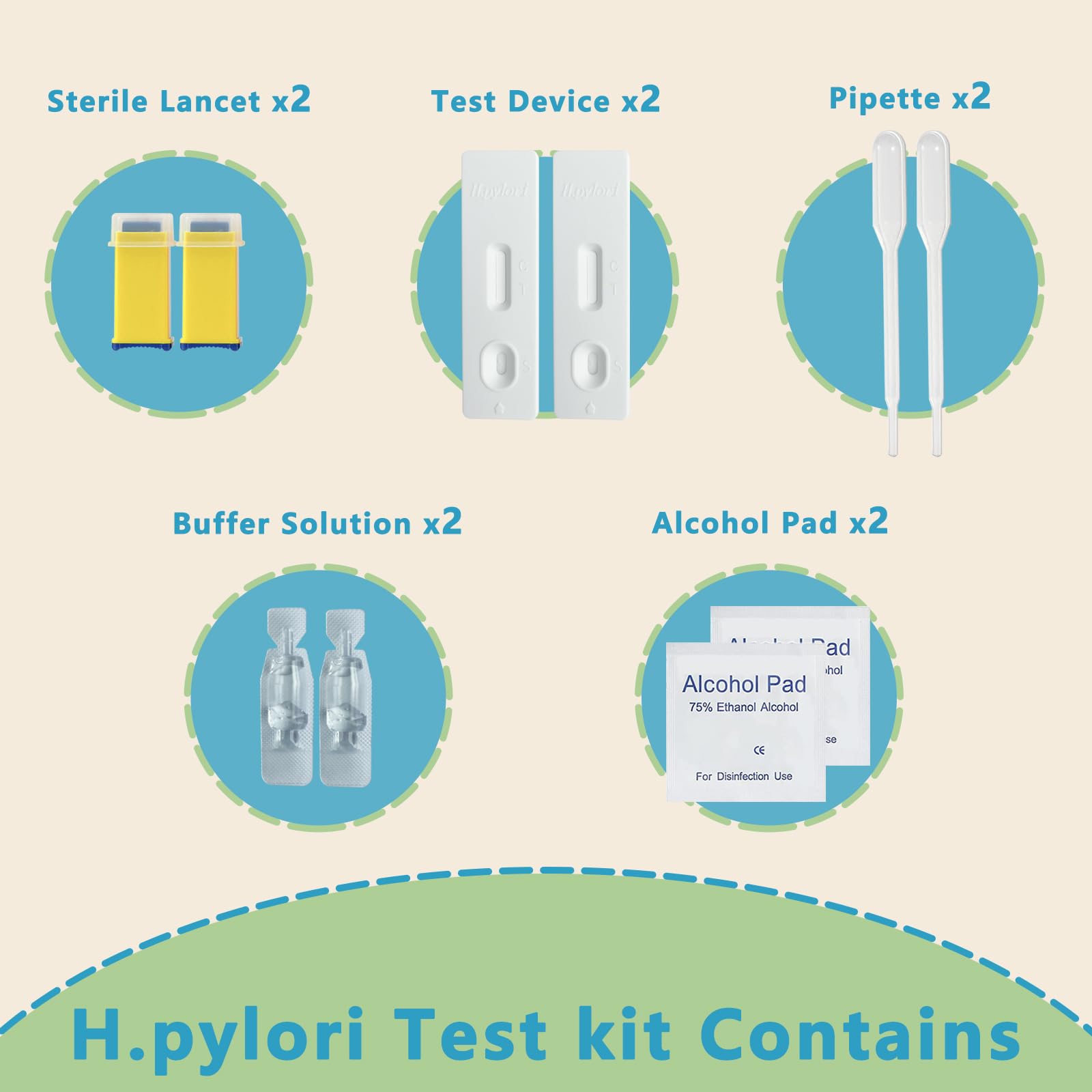 Snapklik.com : OUROZO H Pylori Test At Home - Helicobacter Pylori Test ...