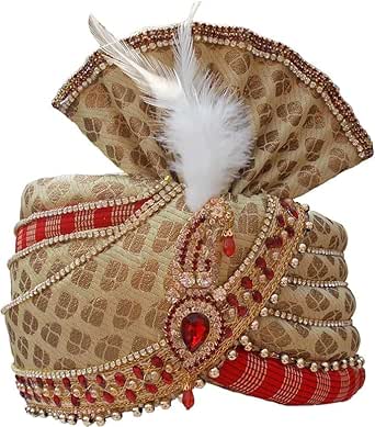 Amazon.com: Indian Jodhpuri Men's Wedding Safa/Groom Pagdi/Turban for ...