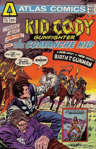 Kid Cody Gunfighter and the Comanche Kid (Comic) Feb. 1975 No. 1 ...