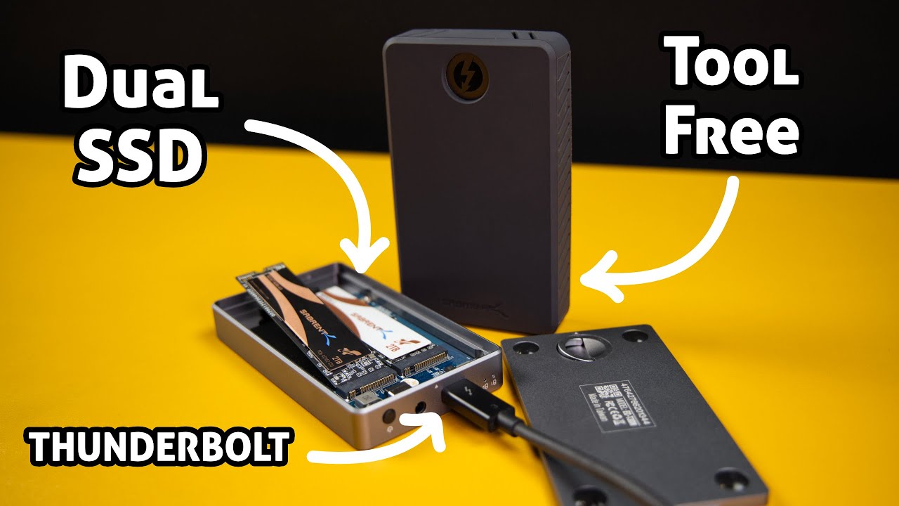 Watch SABRENT Thunderbolt Tool Free Dual NVMe Enclosure | AWESOME ...