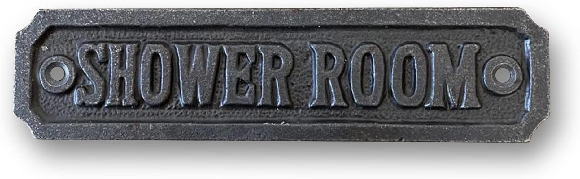 Vintage style cast metal bathroom door sign : Amazon.co.uk: DIY & Tools