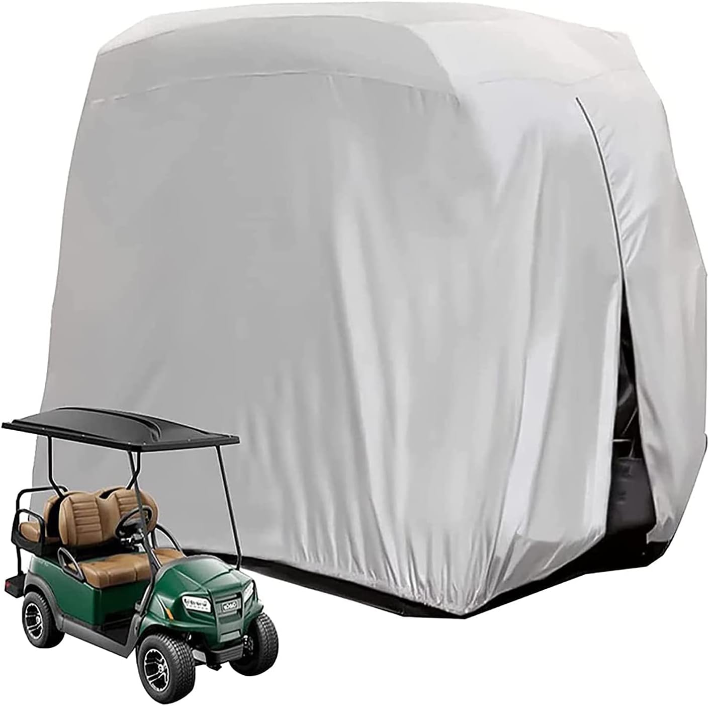 Amazon.com: 4 Passenger Golf Cart Cover Driving Enclosures Portable ...