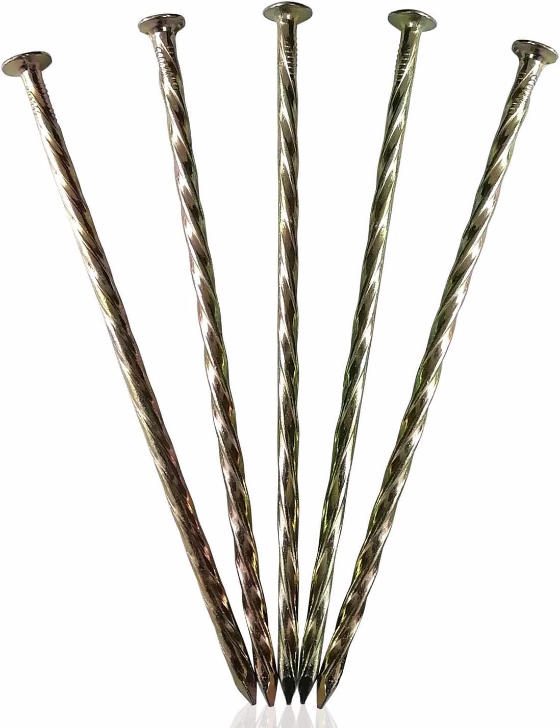Amazon.com : 10 Inch Galvanized Landscape Stakes Heavy Duty Metal ...
