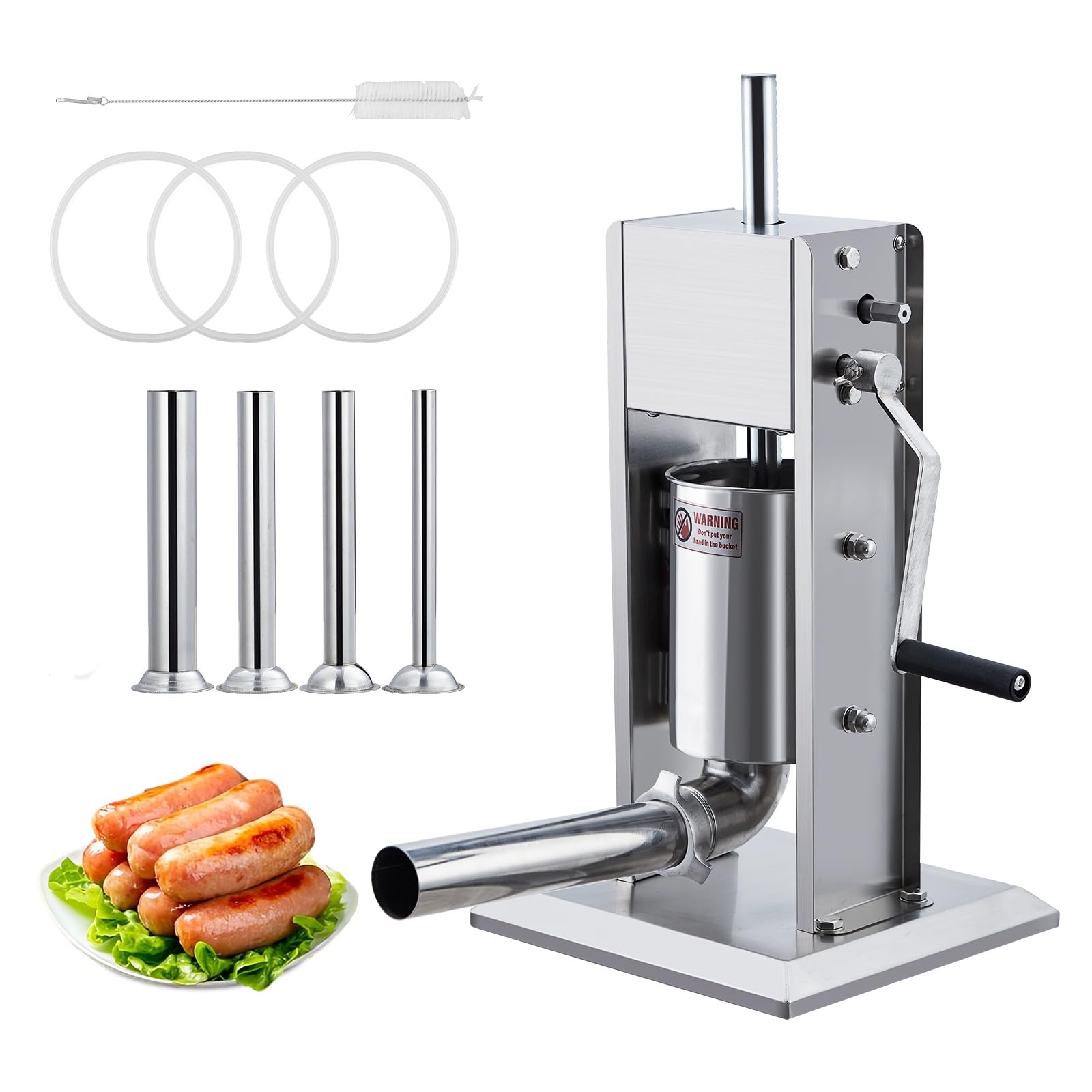 Amazon.com: GarveeHome Sausage Stuffer, Manual 7LB/3L Sausage Maker ...