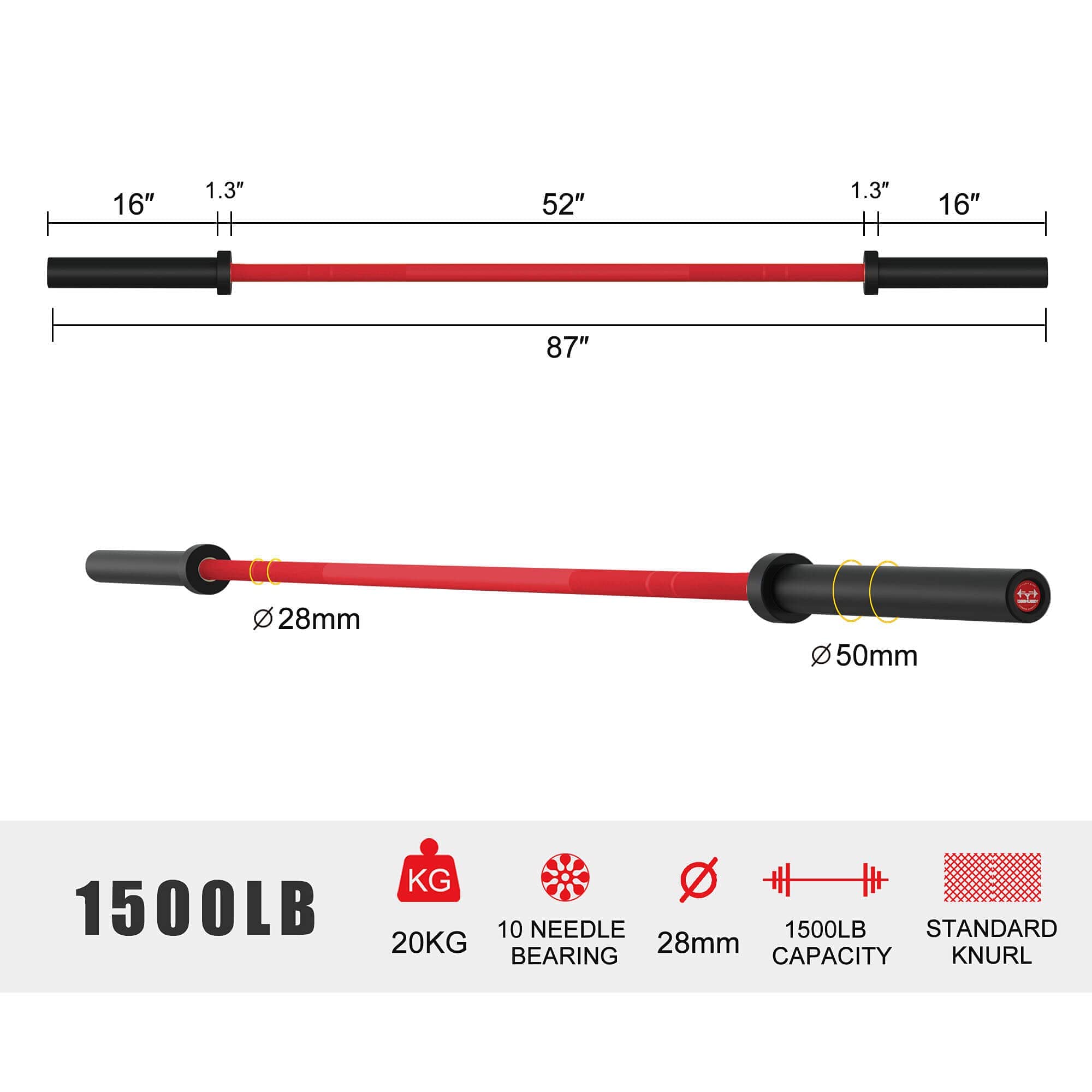Snapklik.com : Olympic Barbell Curl Bar EZ Bar Strength Training Bar ...