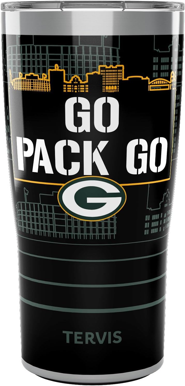Amazon.com: Tervis Traveler NFL Green Bay Packers - Go Pack Go Slogan ...