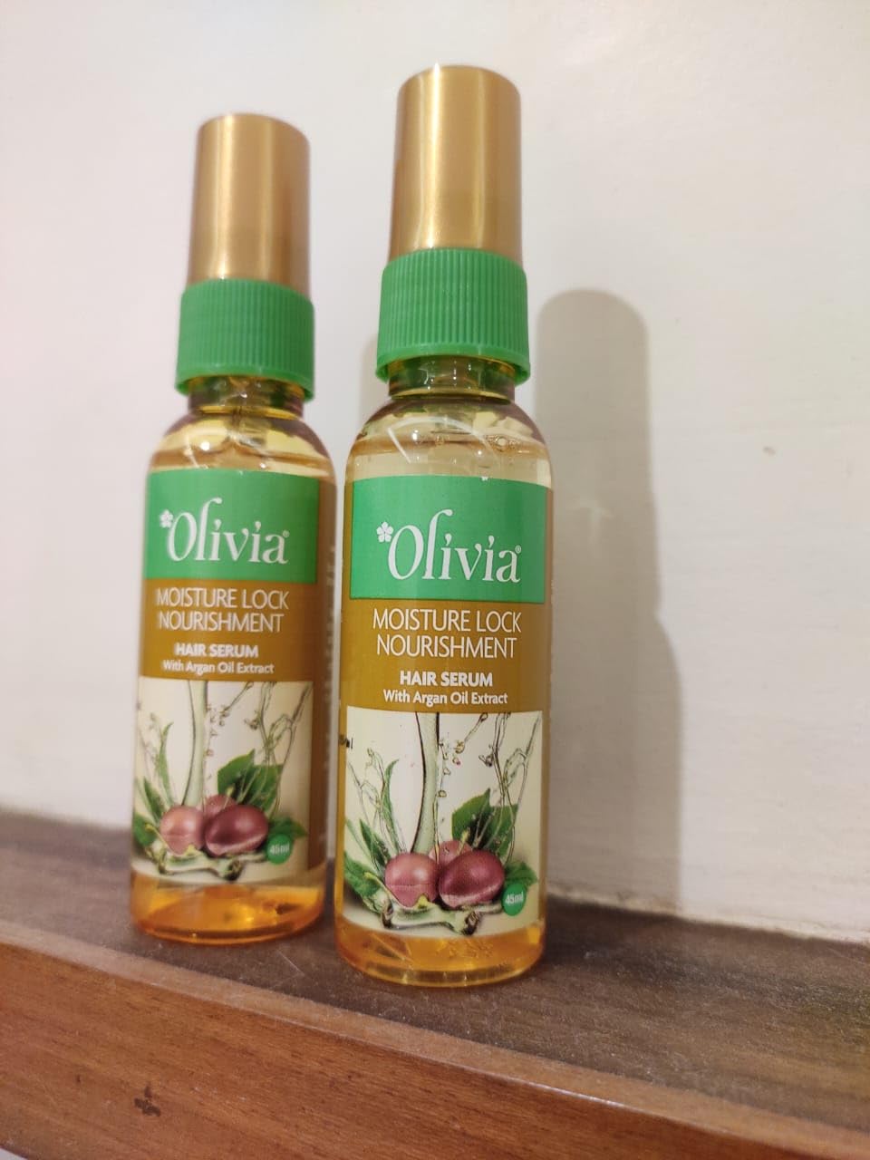Buy Olivia Moisture Lock Nourishment Hair Serum With Argan Oil Extract ...