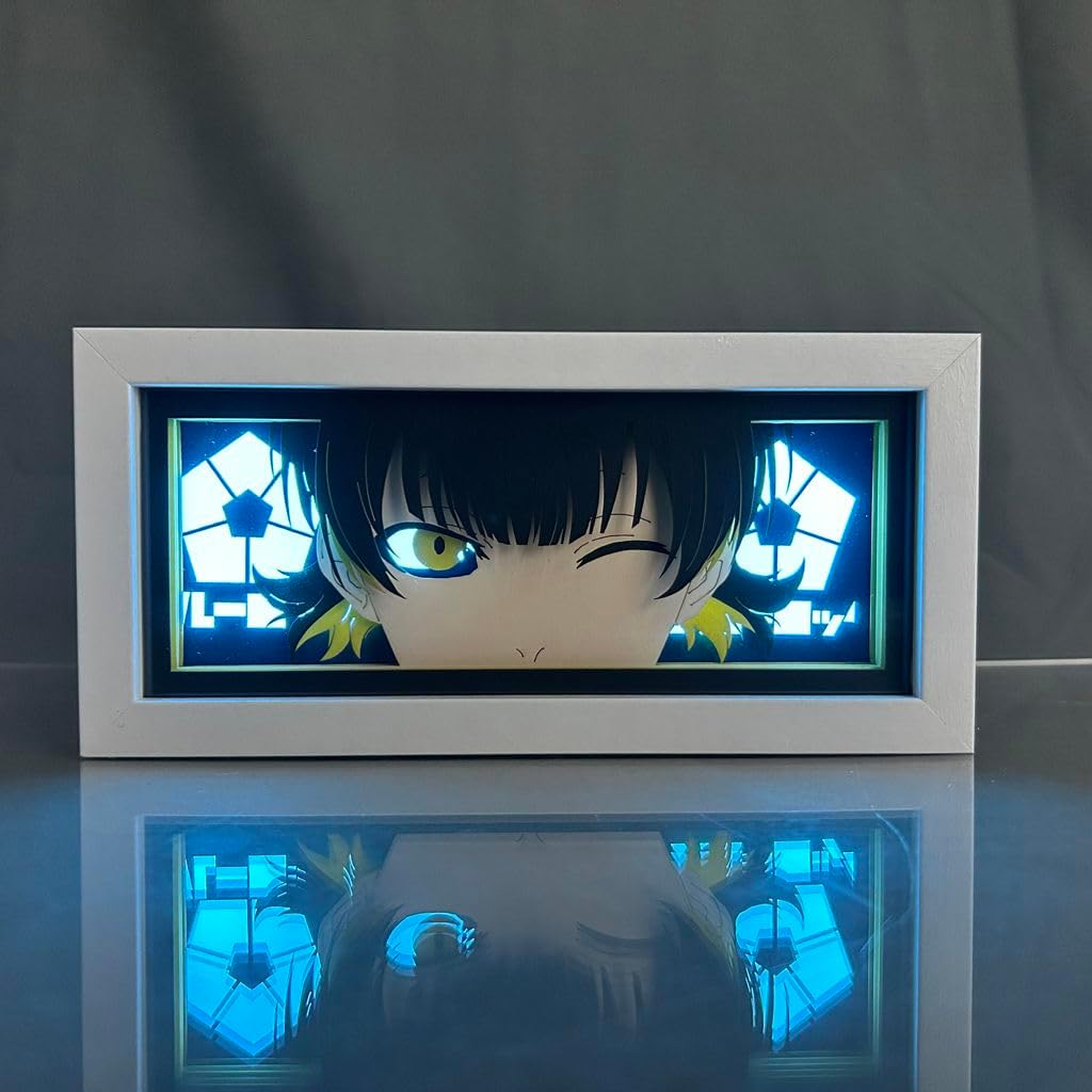 Hongjieya Blue Lock Anime Lamp Bachira Meguru Figure for Bedroom Decor ...