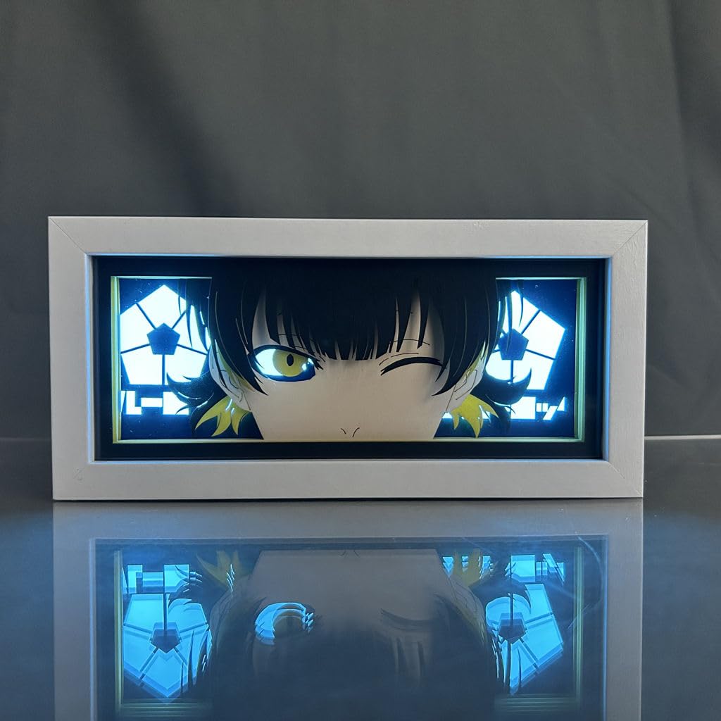 Hongjieya Blue Lock Anime Lamp Bachira Meguru Figure for Bedroom Decor ...