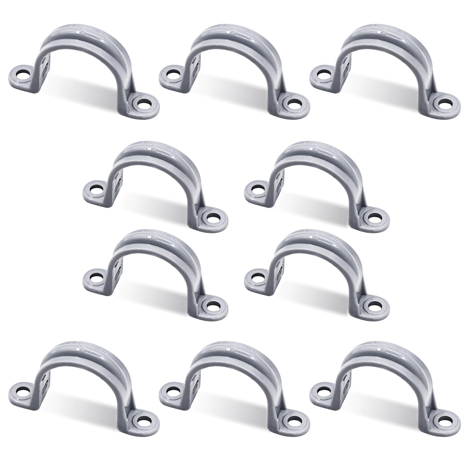 Snapklik.com : 3/4 Inch PVC Pipe Straps,2-Hole Conduit Strap,Liquid ...