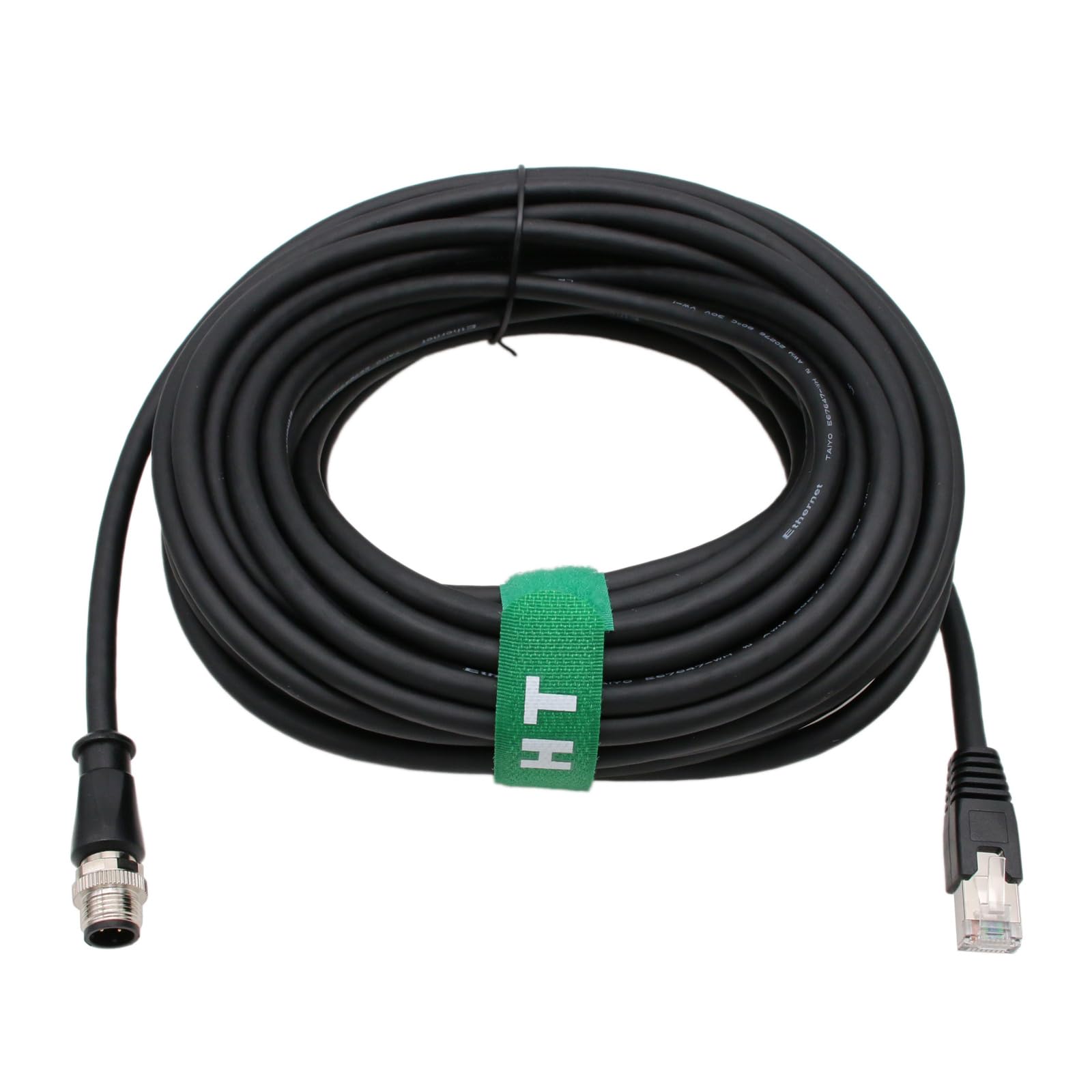 HangTon Ethernet Cable M12 D-Code 4 Pin to RJ45 Network Cable for ...