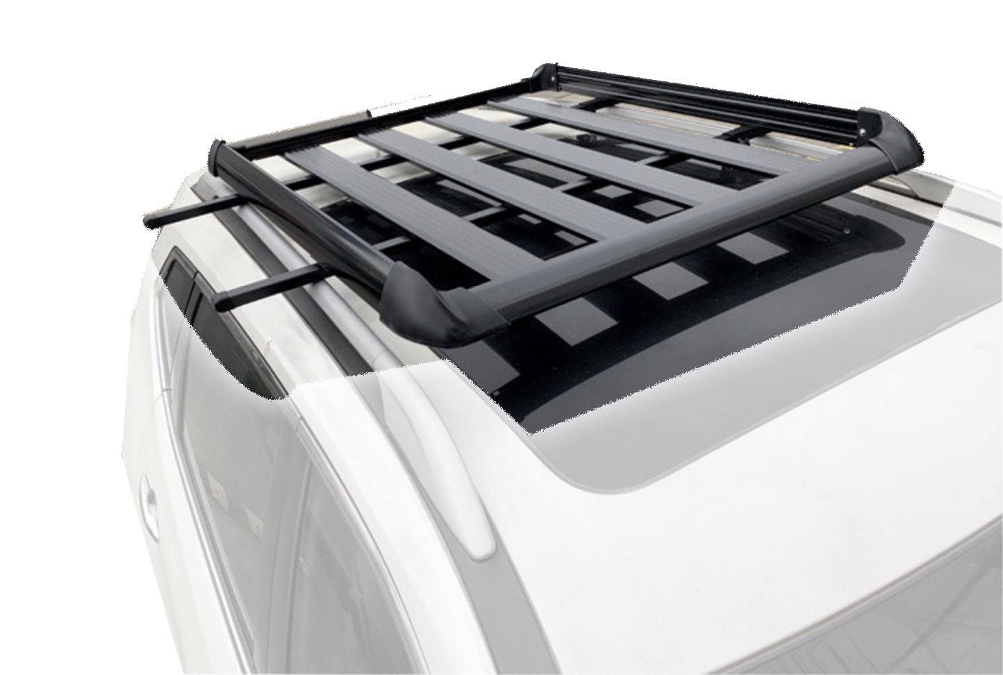 160 * 100 Black Single Car Roof Rack Aluminium Alloy SUV4x4 Tray Cargo ...