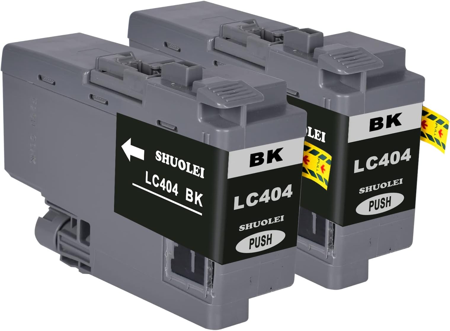 Amazon.com: SHUOLEI LC404 Black Ink Cartridge Compatible with Brother ...
