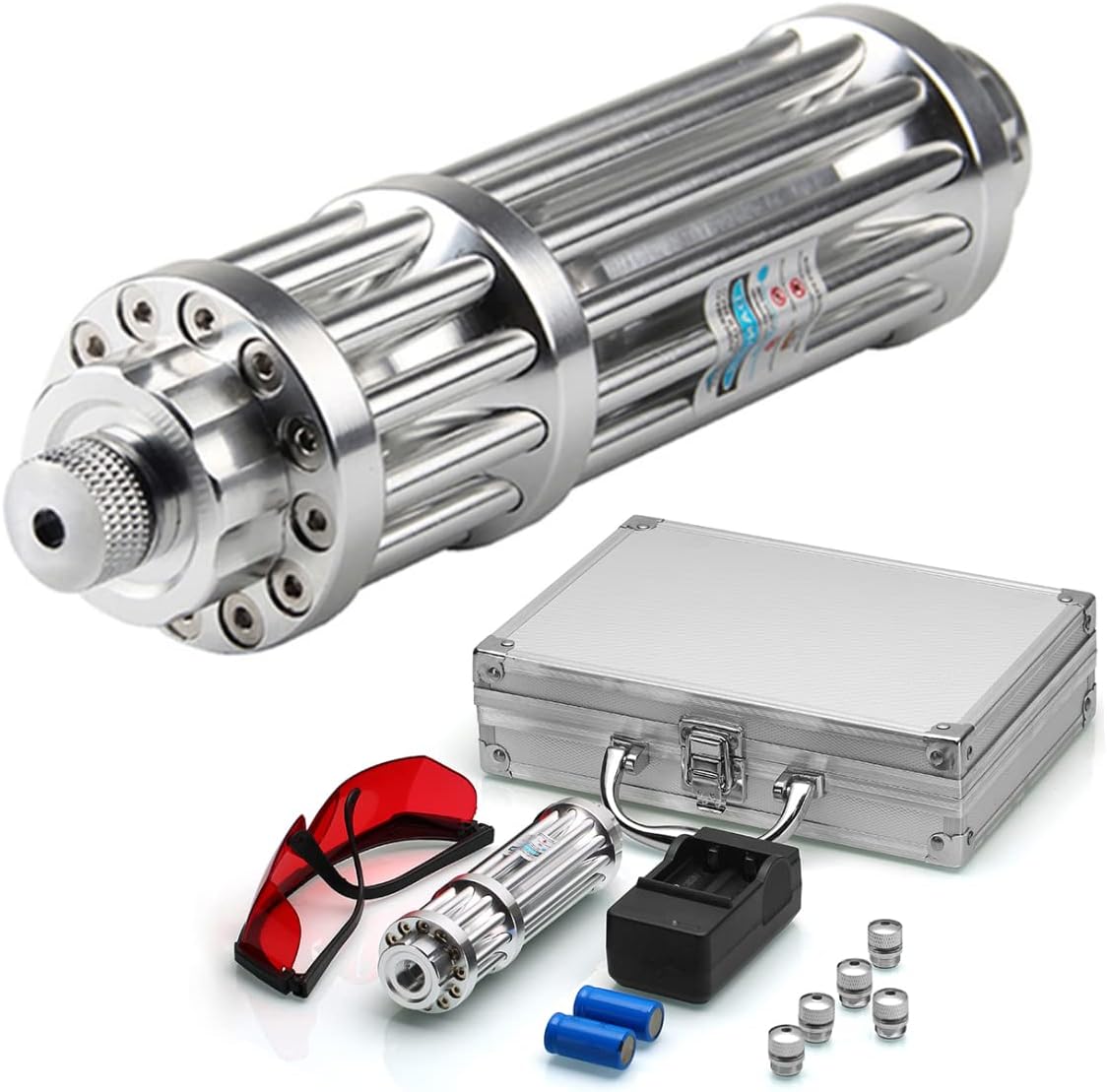 GDSZJLJ Portable Blue Pointer Set with Aluminum Box high-Powered ...