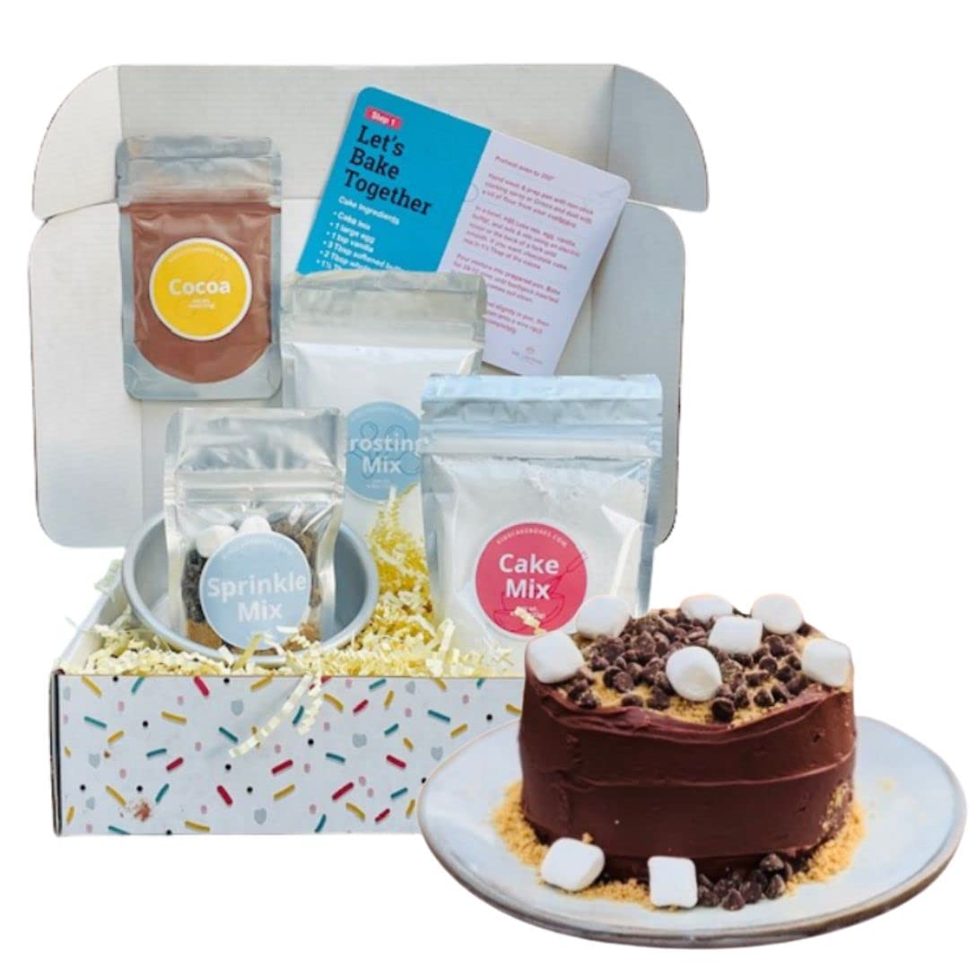 Amazon.com : Kids' Cake Boxes - Complete Baking Kit (I'll Have S'More ...