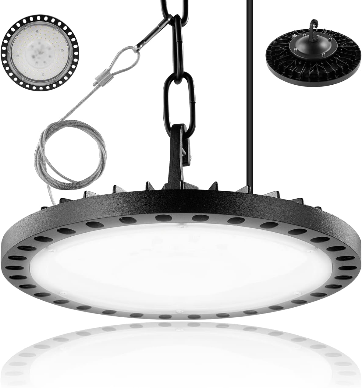 300W Industrial UFO Lamp, 30000LM LED UFO High Bay Light, 5000K-6500K ...