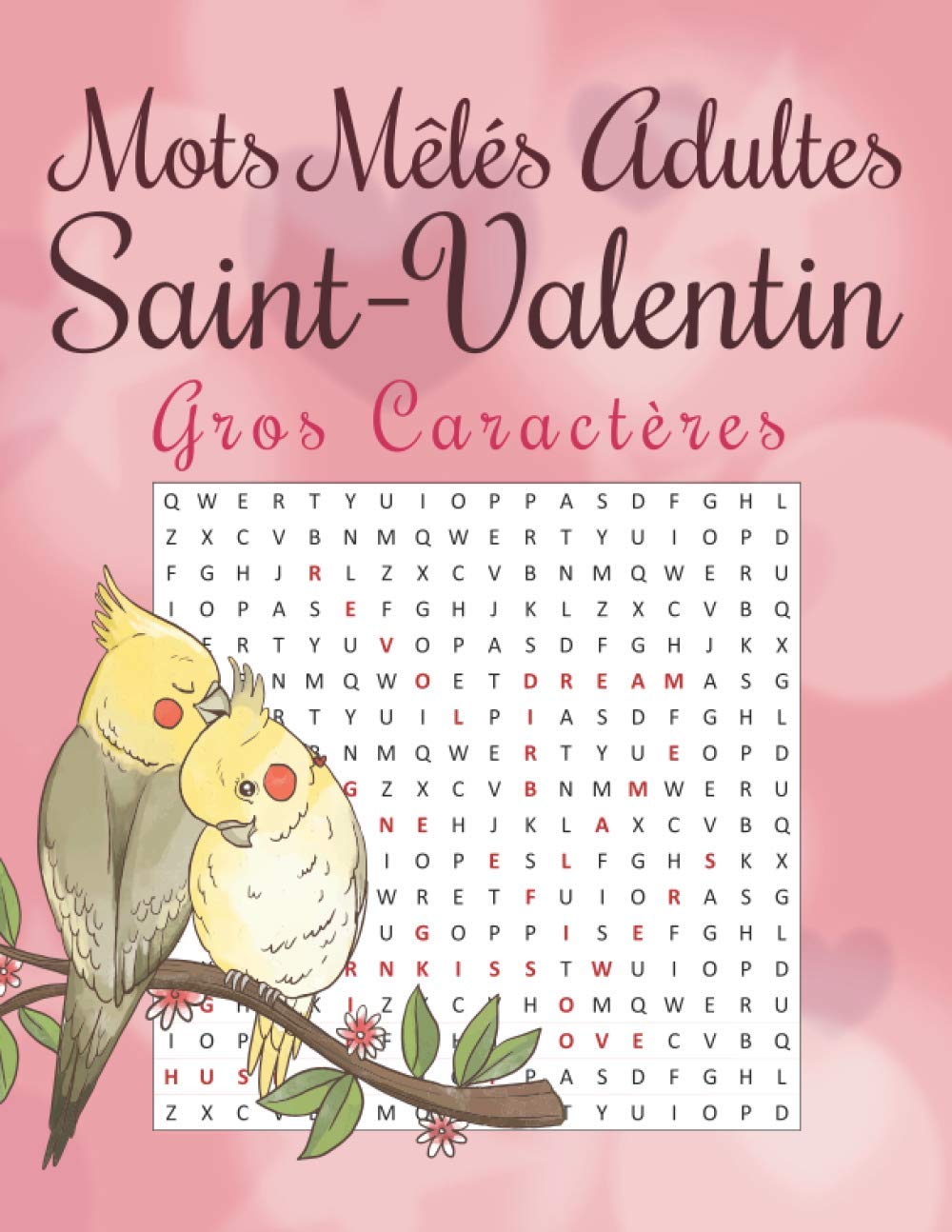 Mots Meles Adultes Saint Valentin Gros Caracteres 60 Grilles Avec ...