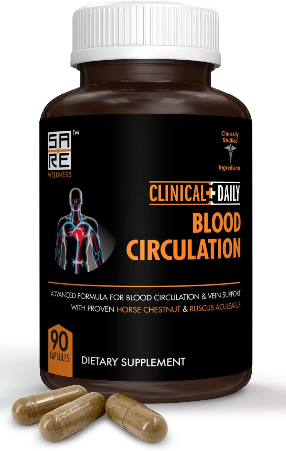 Amazon.com: Clinical Daily Blood Circulation Supplements. Butchers ...