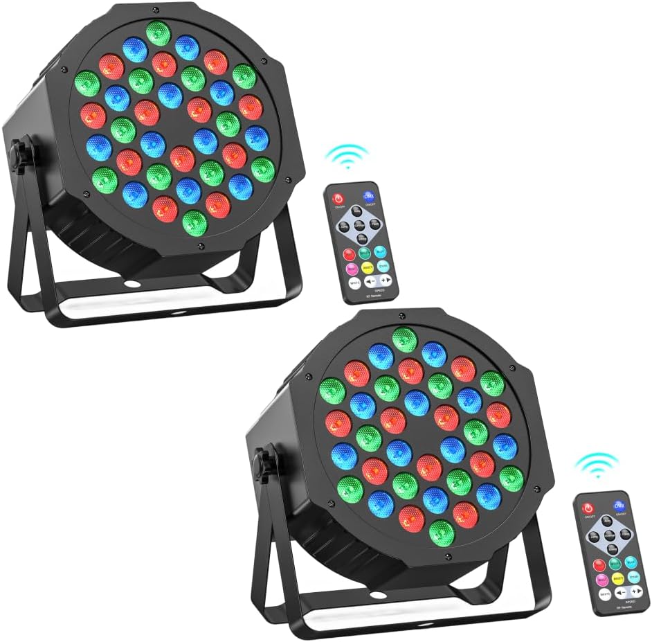 LED Par Projecteurs DJ Light Lumière Disco de Fête 36 LED Lampe de ...